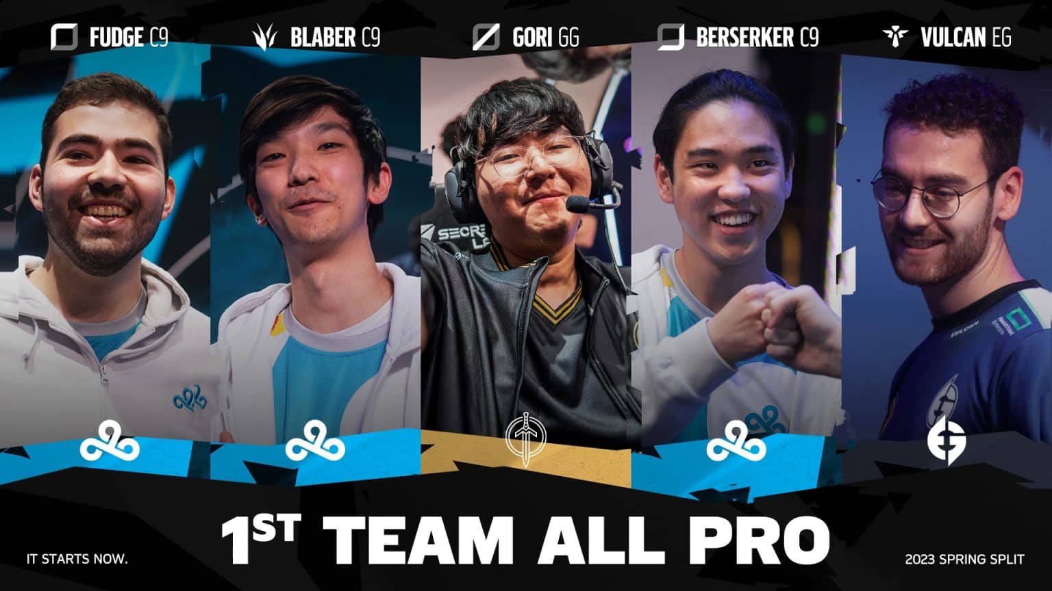 Cloud9 Majority in the 1st LCS All-Pro Team for the 2023 LCS Spring Split