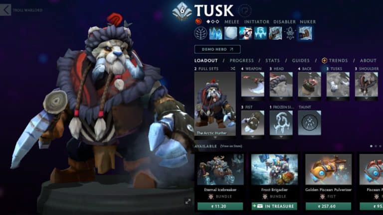 Dota 2 Tusk Guide - Prevent Enemies from Escaping using Ice Shards