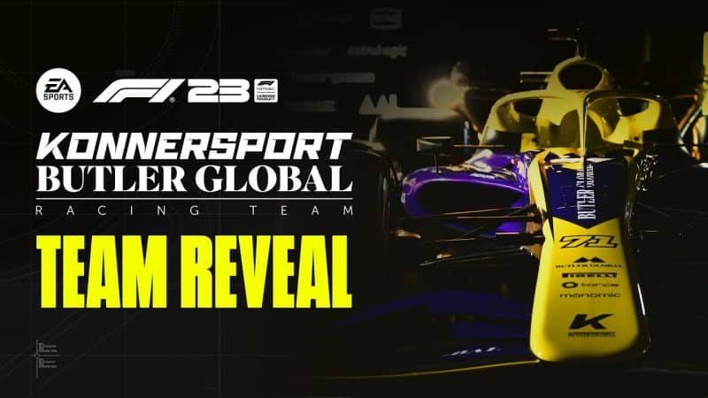 F1 23 Story Mode Announcement. What is Konnersport Butler Global Racing ...