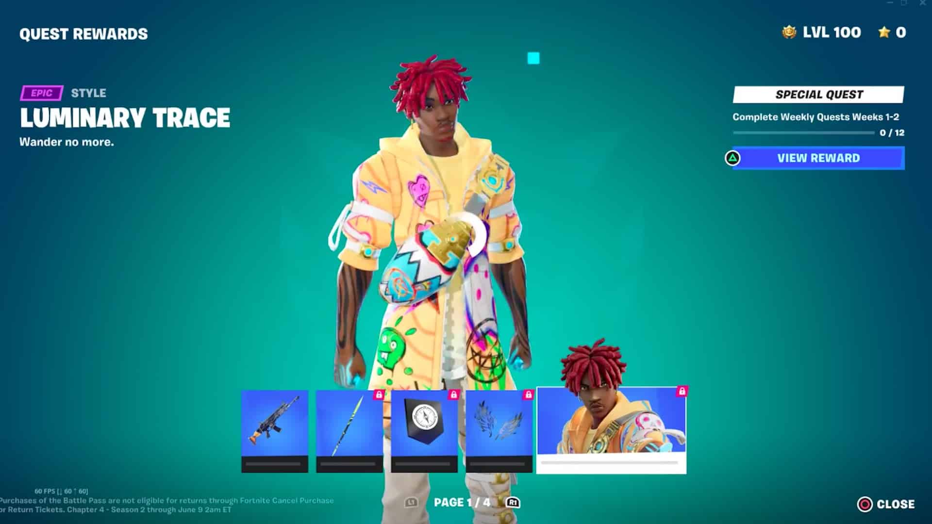 All Fortnite Chapter 4 Season 3 Battle Pass Tiers