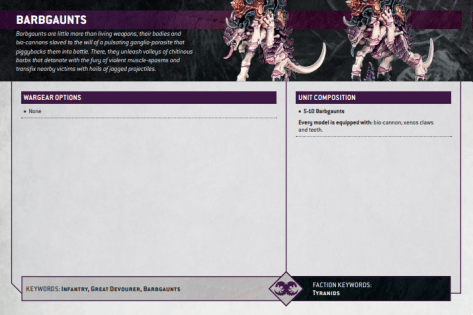Warhammer 40k Leviathan Box Unit Datasheets are Here - and They Look Great!