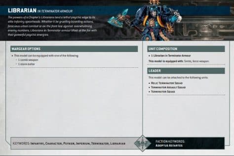 Warhammer 40k Leviathan Box Unit Datasheets are Here - and They Look Great!
