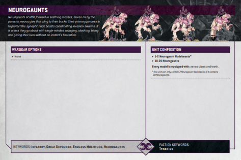 Warhammer 40k Leviathan Box Unit Datasheets are Here - and They Look Great!