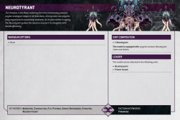 Warhammer 40k Leviathan Box Unit Datasheets are Here - and They Look Great!