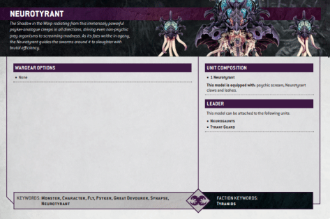 Warhammer 40k Leviathan Box Unit Datasheets are Here - and They Look Great!