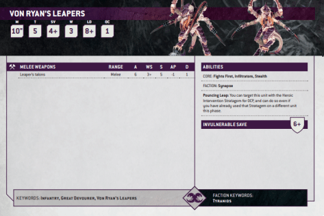 Warhammer 40k Leviathan Box Unit Datasheets are Here - and They Look Great!