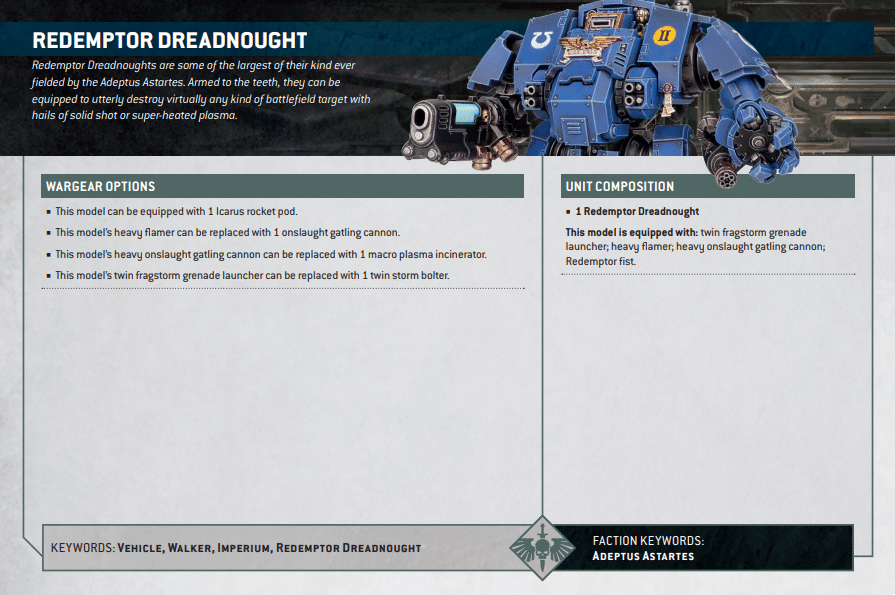 Warhammer 40k Space Marine Datasheets Are Extremely Long, just as the ...