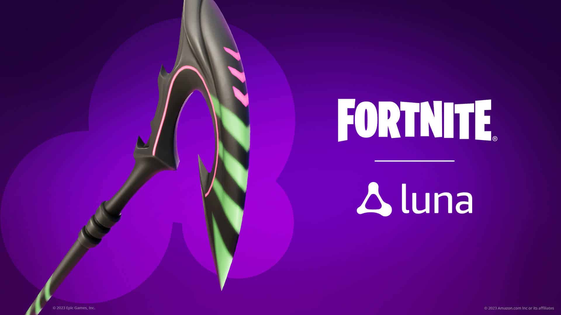 Get the Fortnite Amazon Luna Pickaxe Velocity Edge for Free