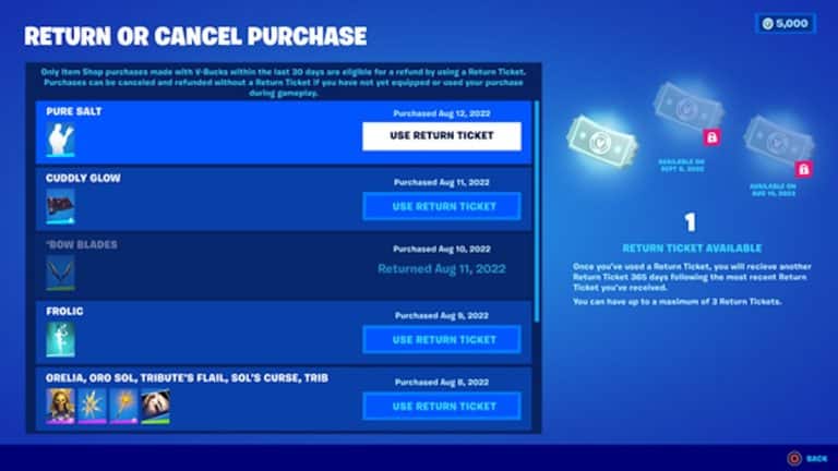 How to Refund Fortnite Account Purchases – 3 Tickets