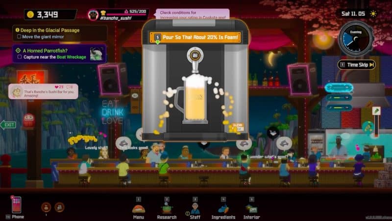 How to Pour Beer in Dave the Diver - Perfect Beer Every Time