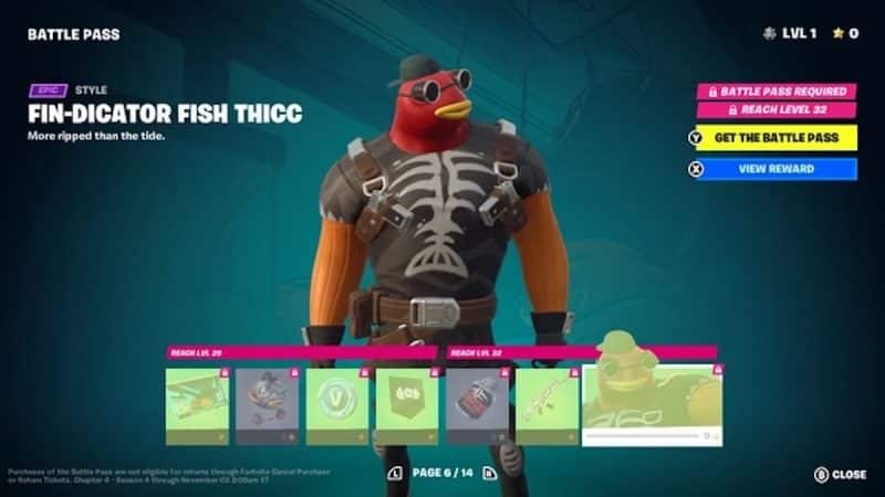Full Fortnite C4 S4 Battle Pass – All Tiers and C4 S4 Skins