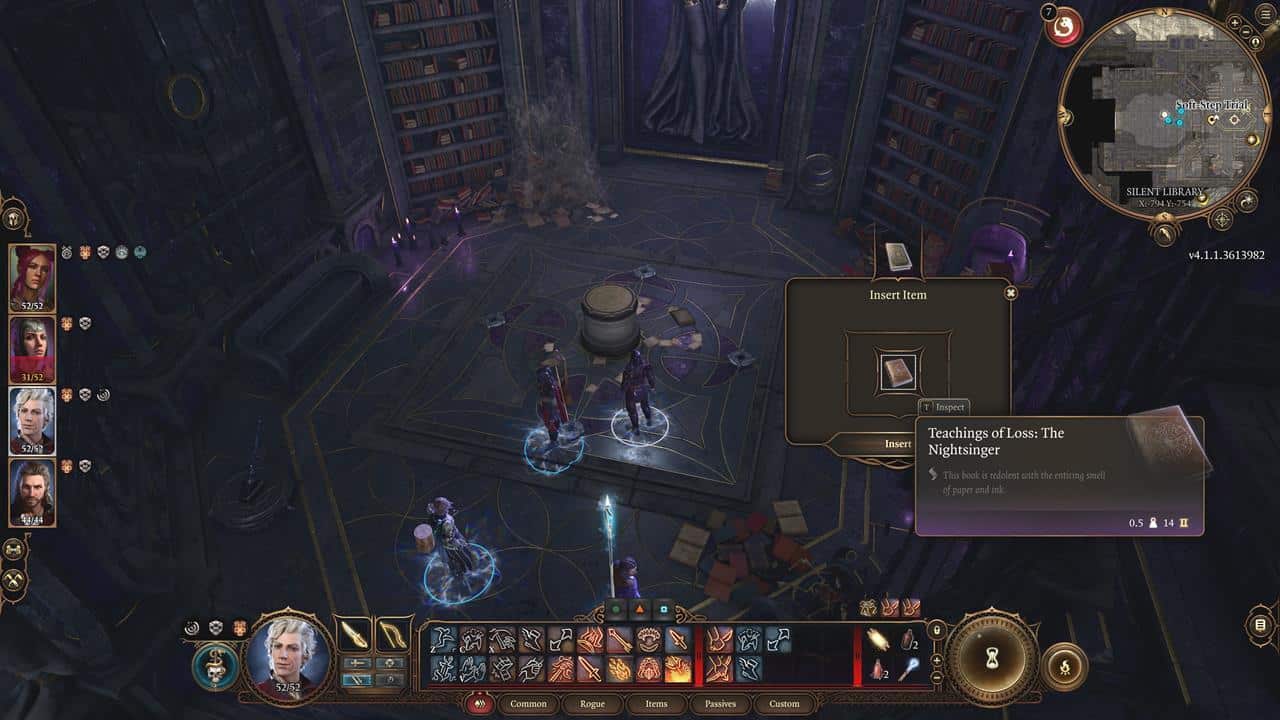 Baldur's Gate 3: How to Solve The Silent Library Puzzle