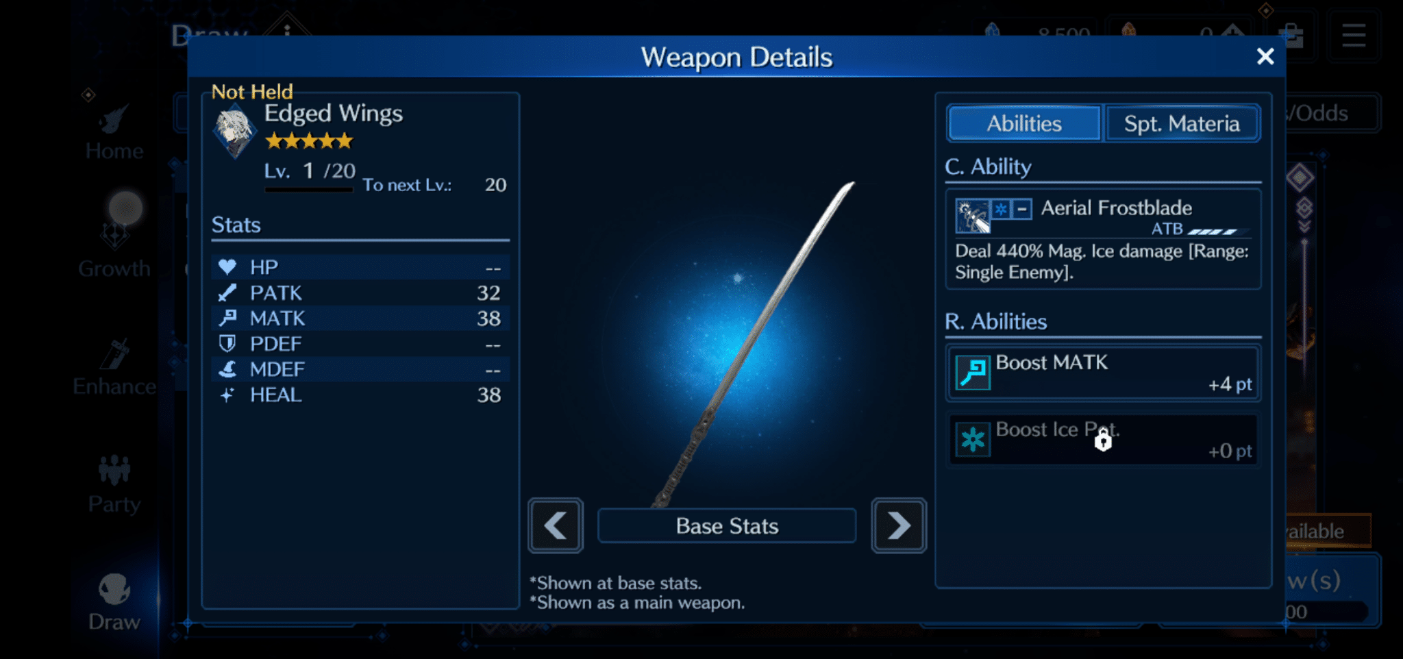 Final Fantasy 7 Ever Crisis Young Sephiroth Weapons Ranked