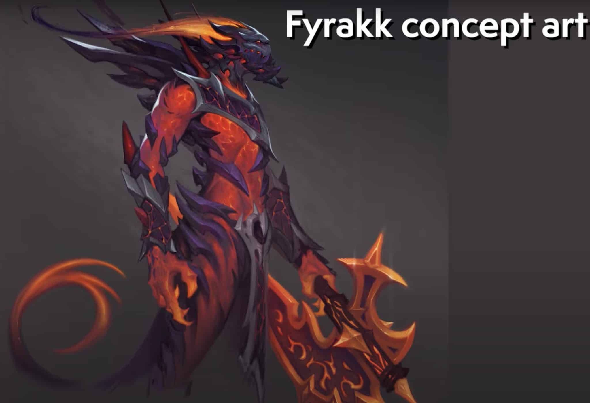 WoW 10.2 Legendary Axe Fyr'alath the Dream Render