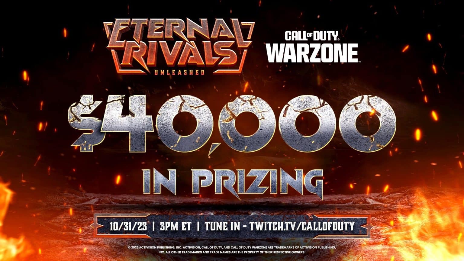 $40K Eternal Rivals Unleashed Call of Duty Warzone Tournament Starts Today