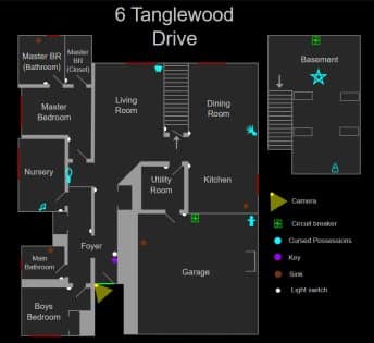 All The Cursed Objects Locations in Phasmophobia Small Maps