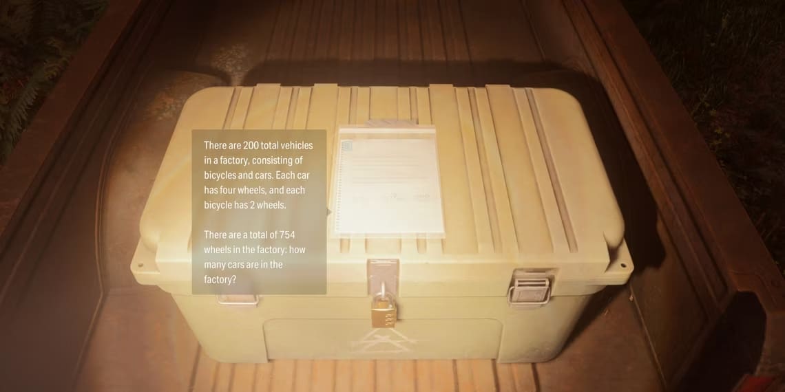 Alan Wake 2 Vehicles Puzzle Solution