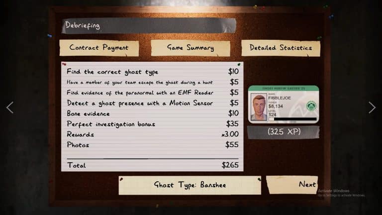 How To Get The Perfect Investigation Bonus In Phasmophobia