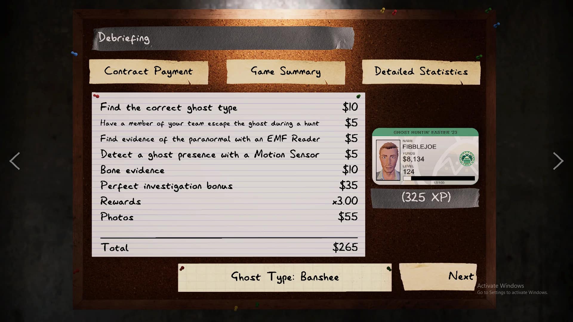 How To Get The Perfect Investigation Bonus In Phasmophobia