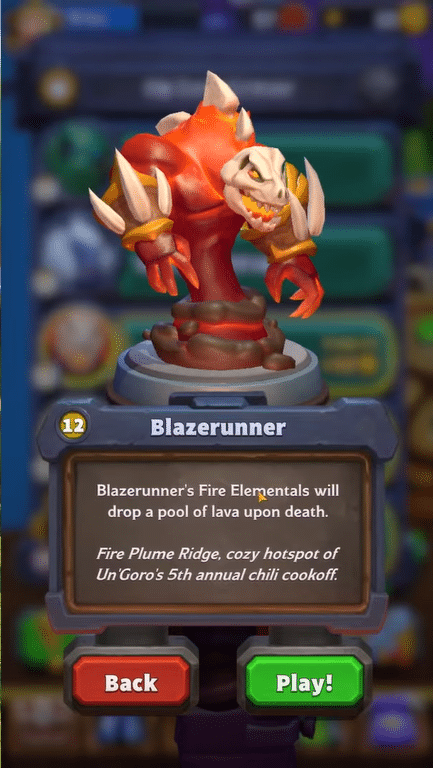 Warcraft Rumble: Defeating Blazerunner In Un’goro Campaign