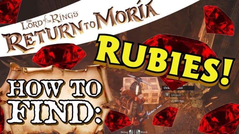 Beginners Guide On How To Find Rubies In Return To Moria