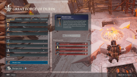 Unlocking Durin’s Axe In Return To Moria