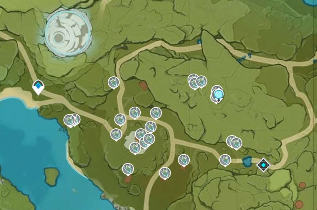 Easiest Crystal Core Locations Guide in Genshin Impact