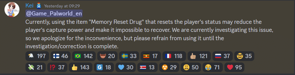 Palworld Known Bugs and Error Codes