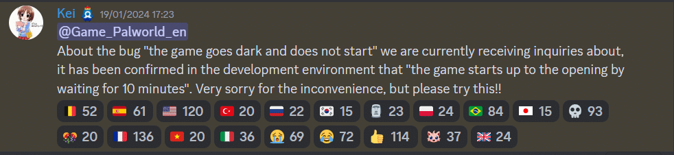 Palworld Known Bugs and Error Codes