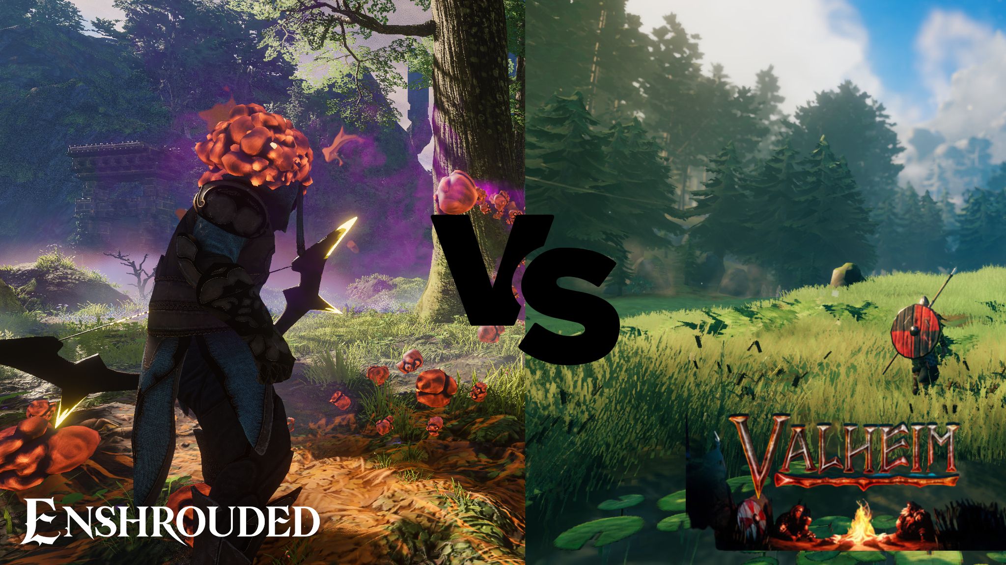 Enshrouded vs Valheim - The Battle of the Titans