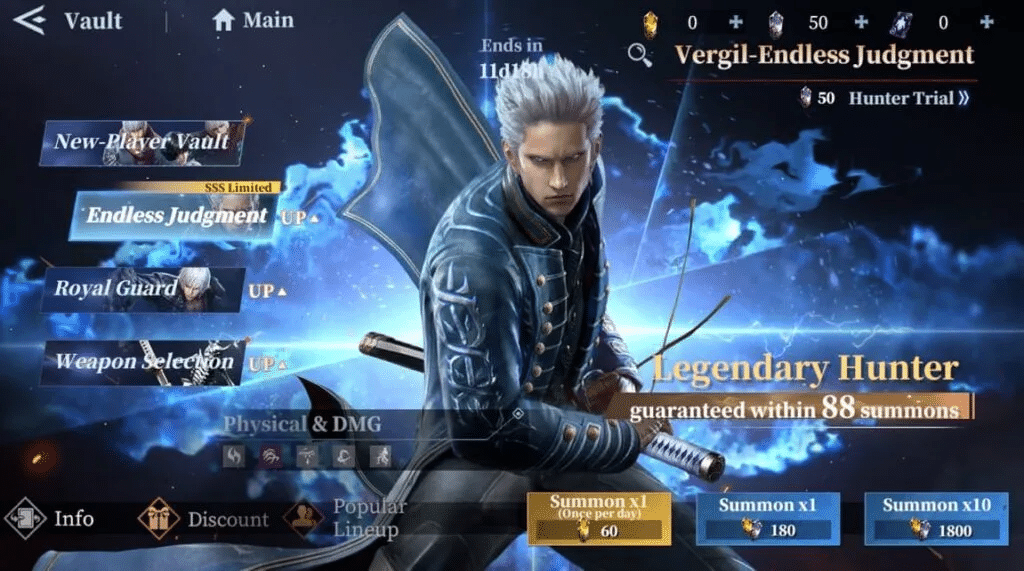 How Gacha Works in DMC: Peak of Combat