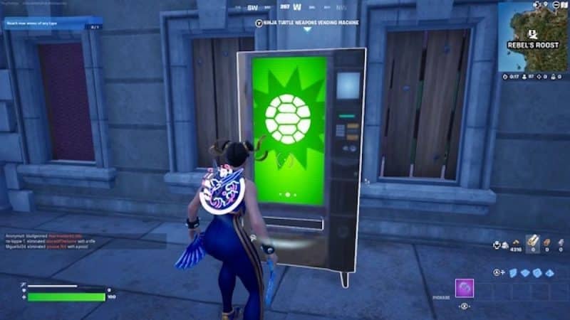 Mending Machine Fortnite Locations - Powerful Ch5 TMNT Spots