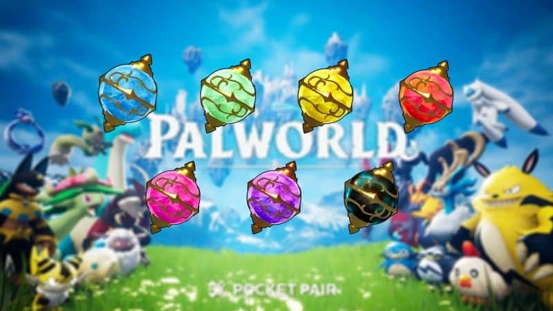 Palworld All Sphere Types: How to Craft Them