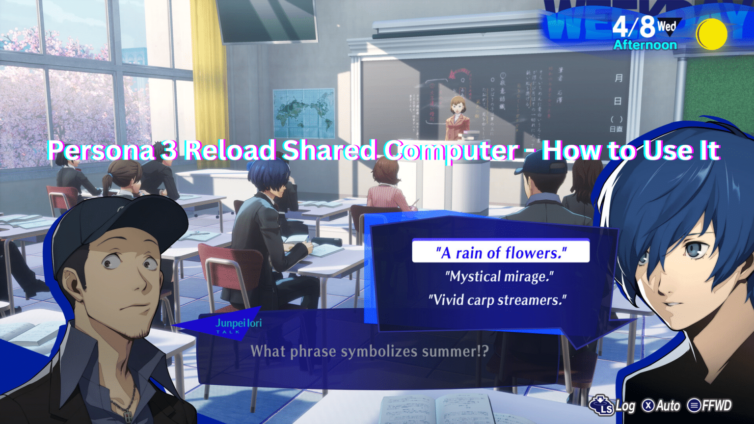Persona 3 Reload Shared Computer - How to Use It