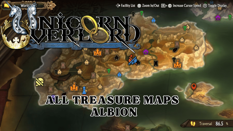 Unicorn Overlord All Albion Treasure Maps Solutions