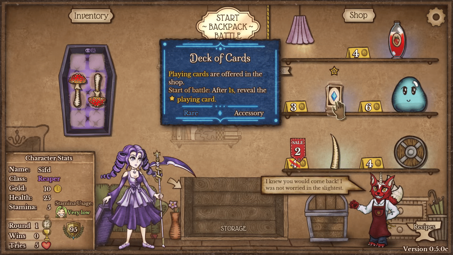 Backpack Battles Cards: List of All Cards and Their Effects