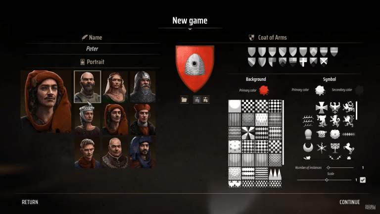 Manor Lords Character Creation and Coat of Arms Customization: How Much ...