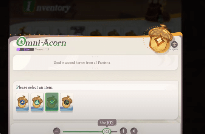 AFK Journey Acorns- What Are They and What Do They Do?