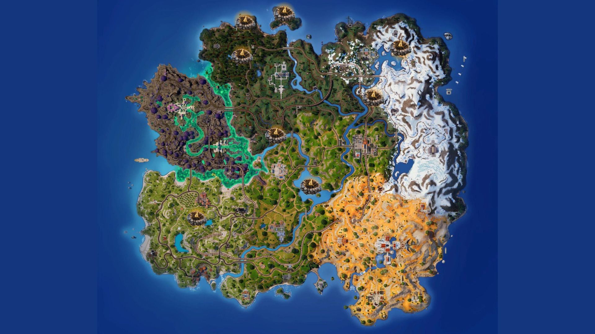 All Campfire Locations in Fortnite: Chapter 5 Season 2 Guide
