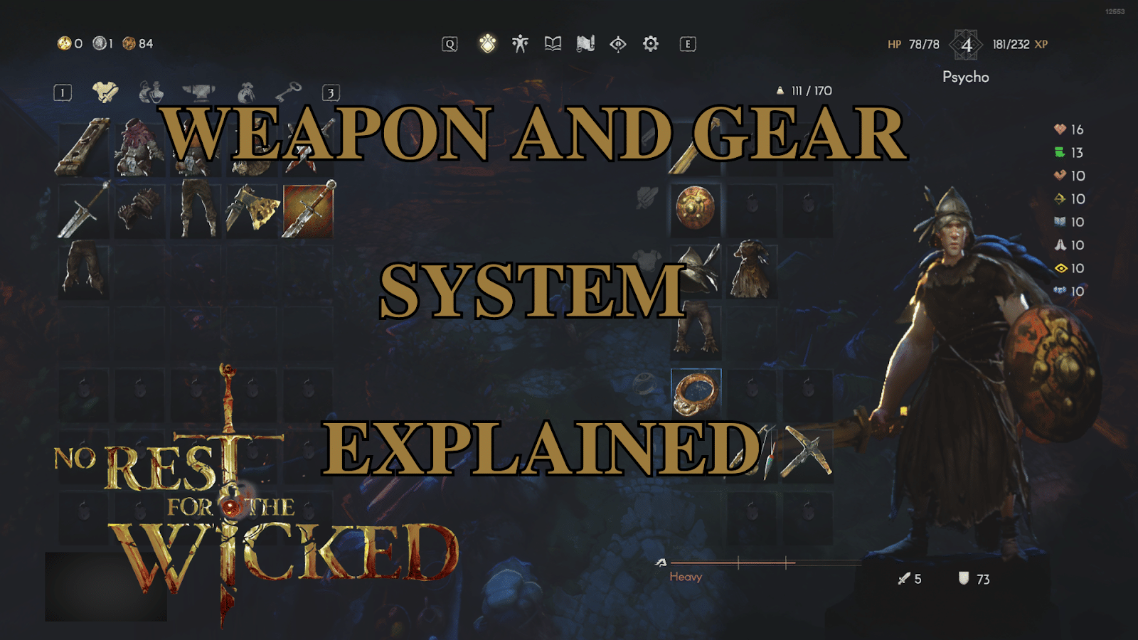 No Rest for the Wicked Weapon and Gear System Explained