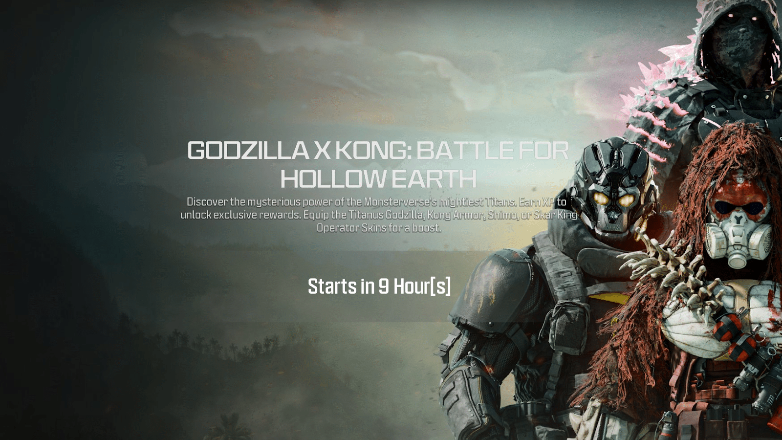 CoD MW3 Godzilla x Kong: Battle for Hallowed Earth Event - All Rewards ...