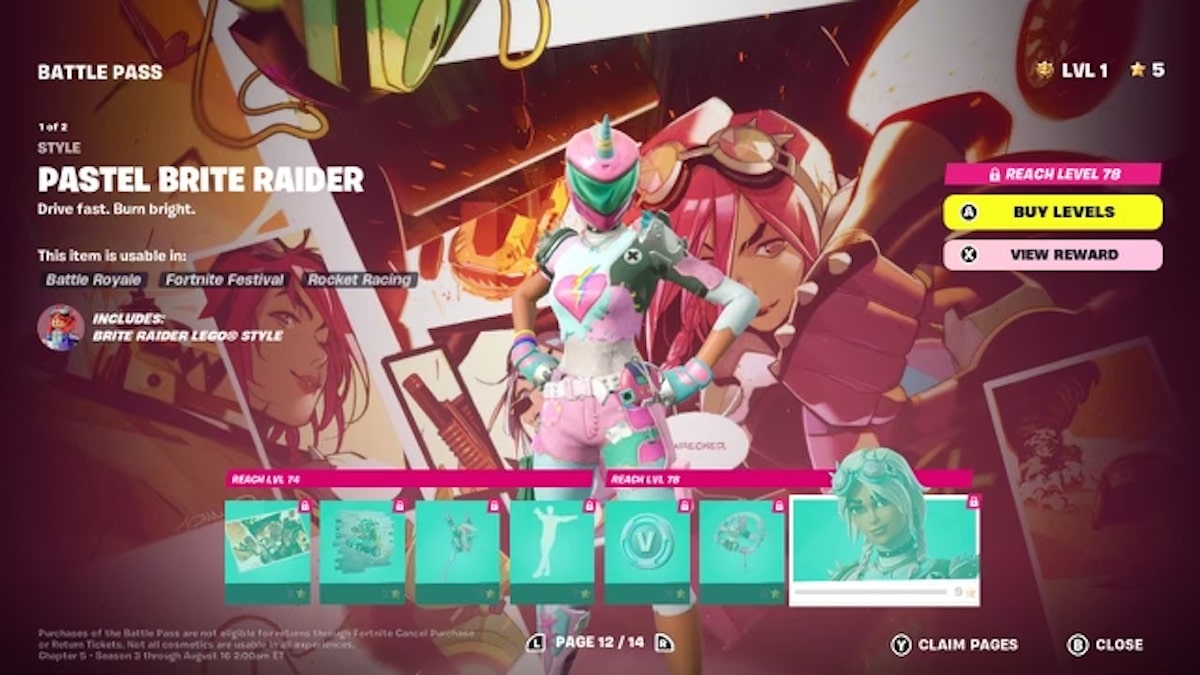 All Battle Pass Fortnite Rewards for C5 S3