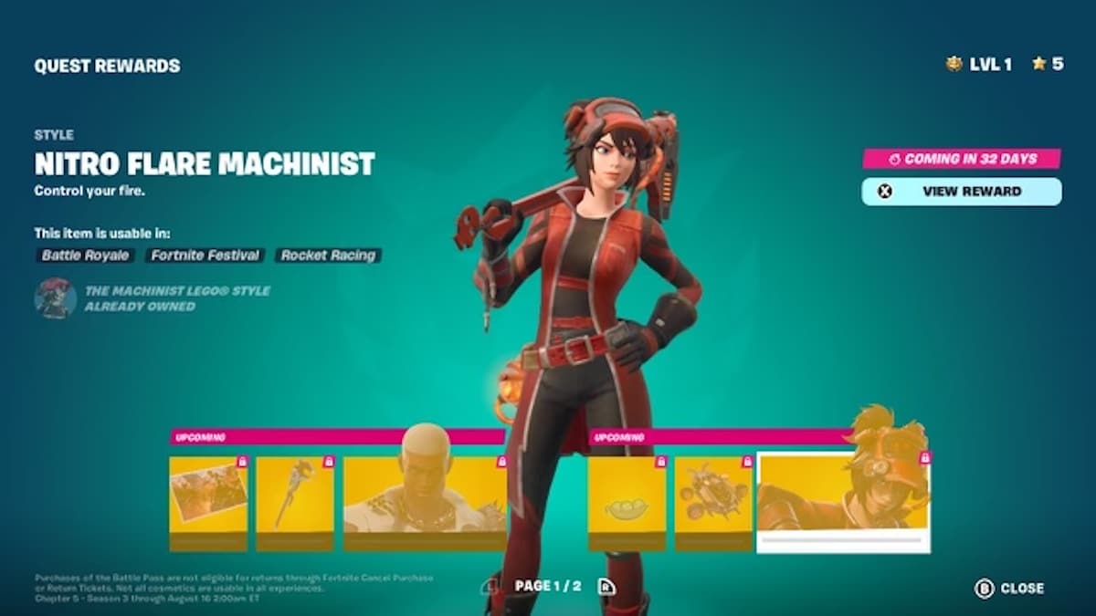 All Battle Pass Fortnite Rewards for C5 S3