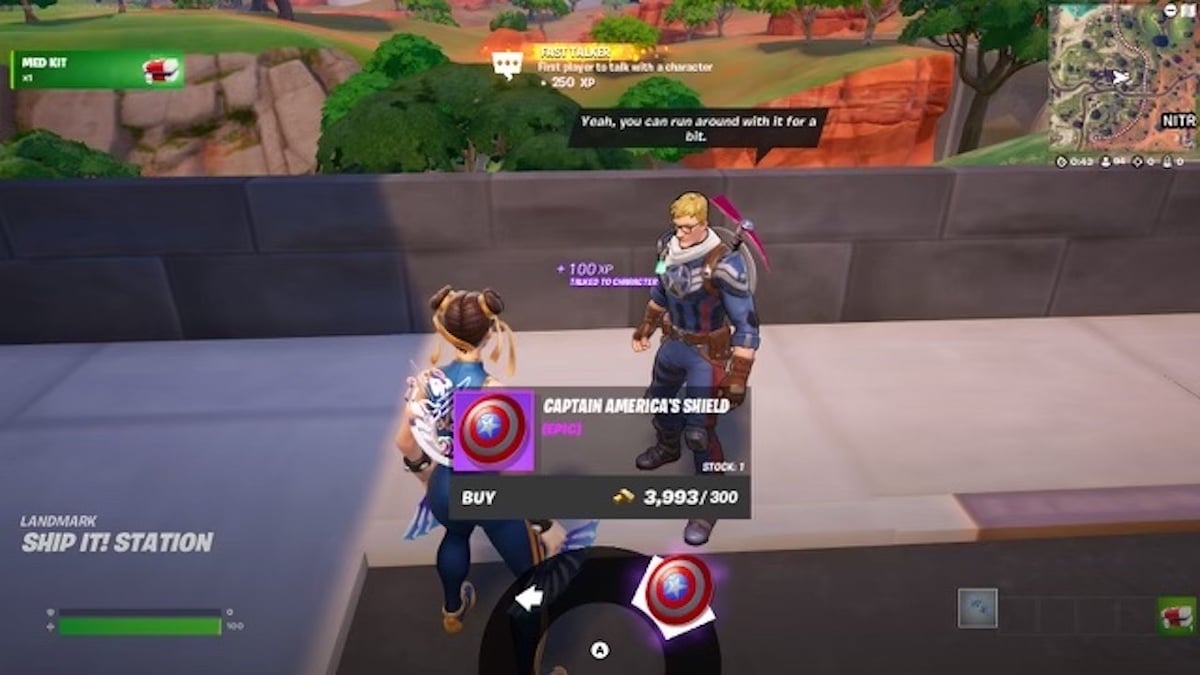 Where to Find the Captain America Shield - Big Fortnite Item