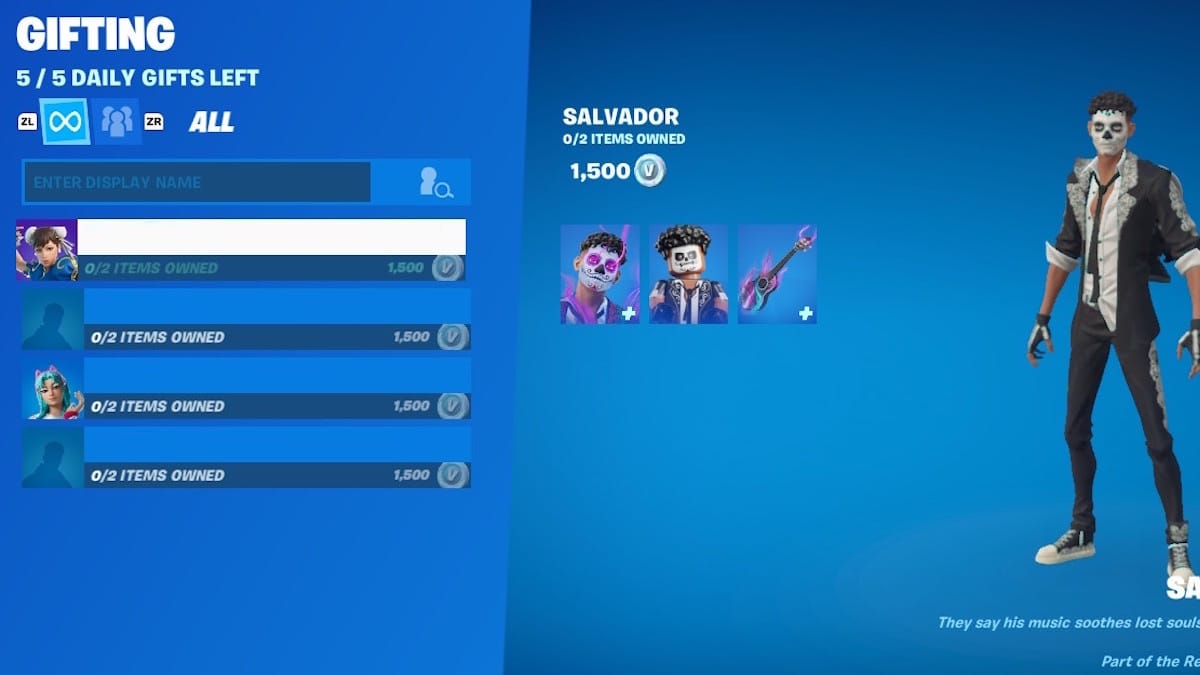 How Do You Gift Skins in Fortnite? What You Can Gift and How